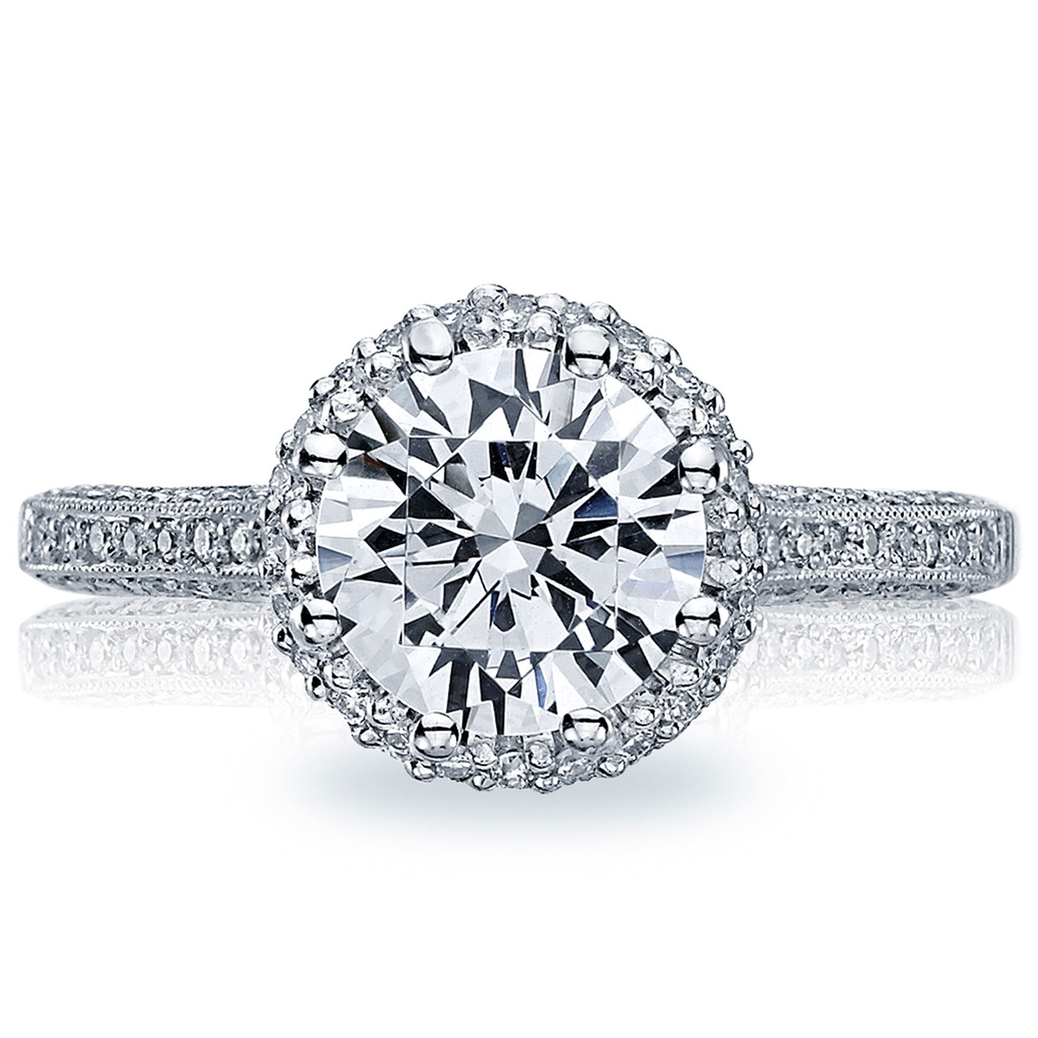 2502RDP75 Platinum Simply Tacori Engagement Ring | TQ Diamonds