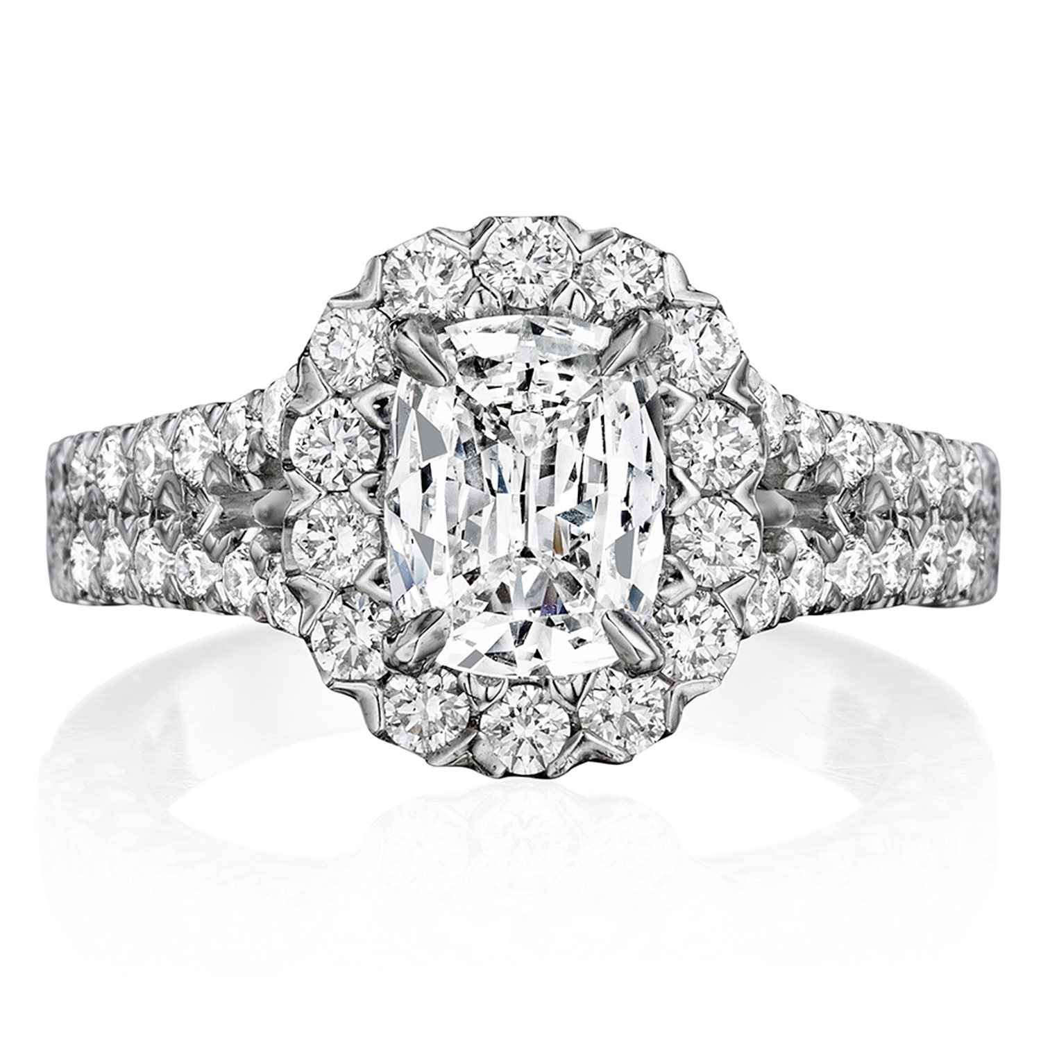 Henri Daussi Engagement Ring