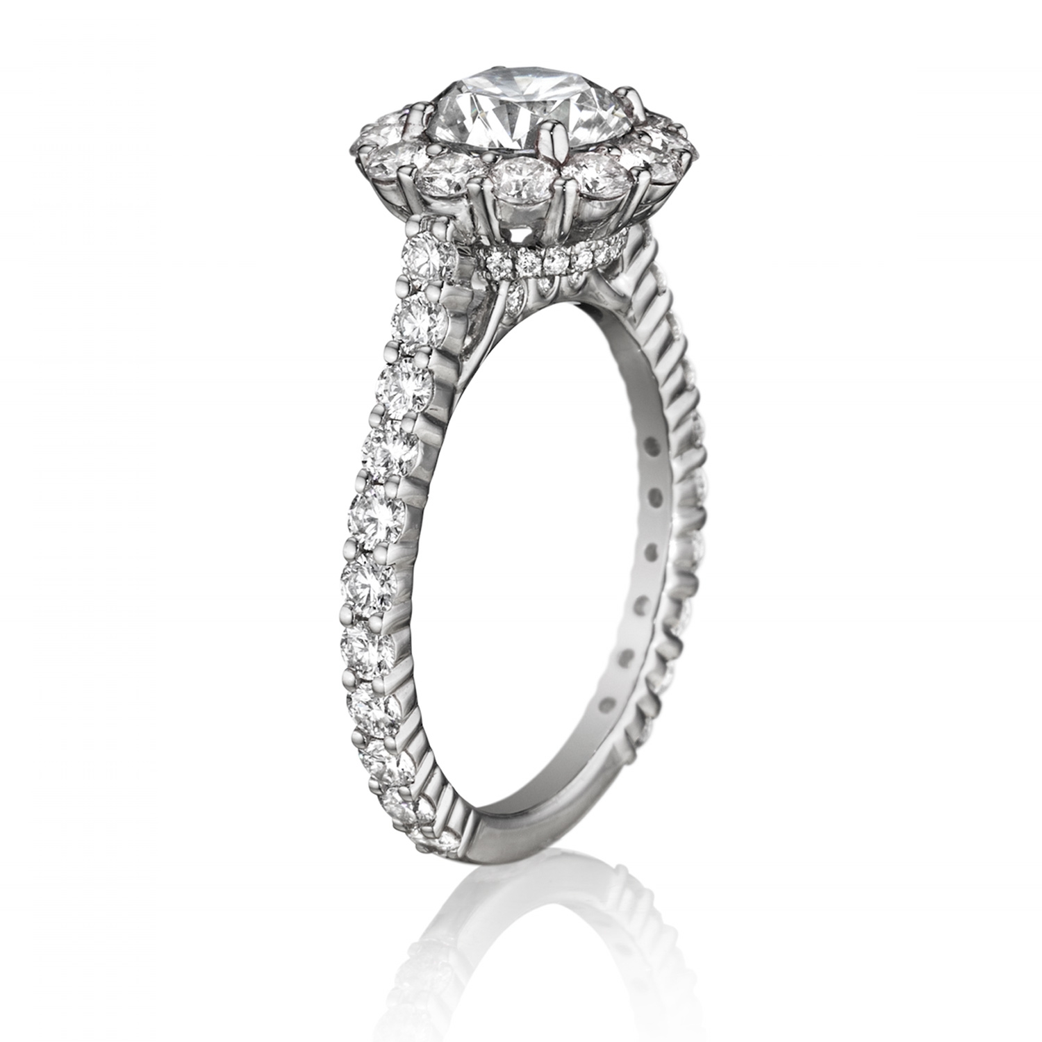 Henri Daussi Engagement Ring