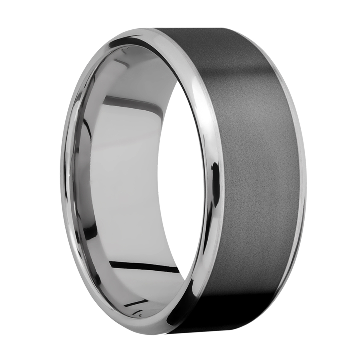 Lashbrook PF9B17(NS)/ZIRCONIUM Titanium Wedding Ring or Band | TQ Diamonds